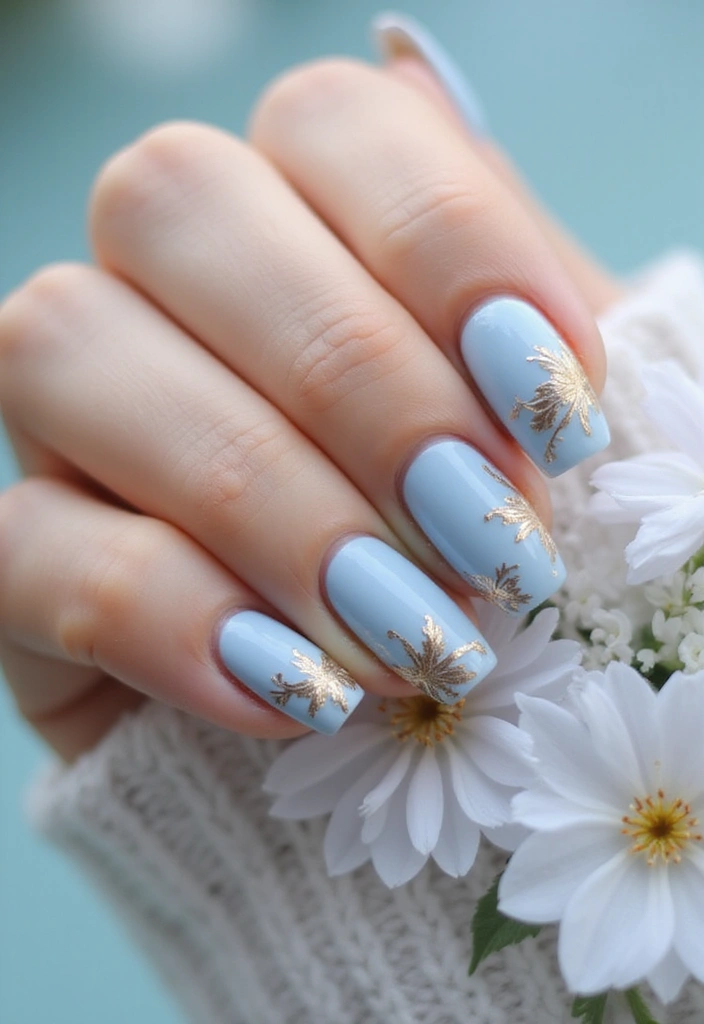 20 Unique Blue and Gold Nail Ideas That Will Blow Your Mind (And ...