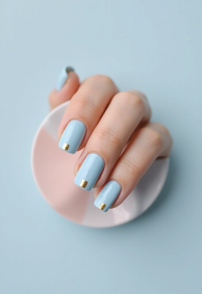 20 Unique Blue and Gold Nail Ideas That Will Blow Your Mind (And ...